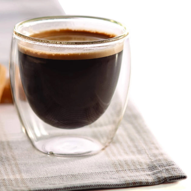 Pocillo para Café De Doble Pared Vidrio Borosilicato | Korintio